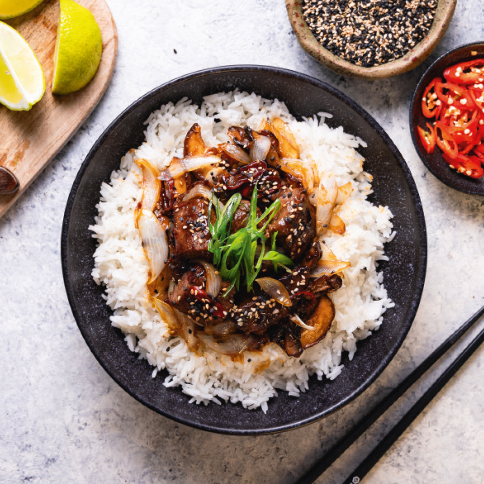 Teriyaki Beef Stir-fry - Bar & Kitchen